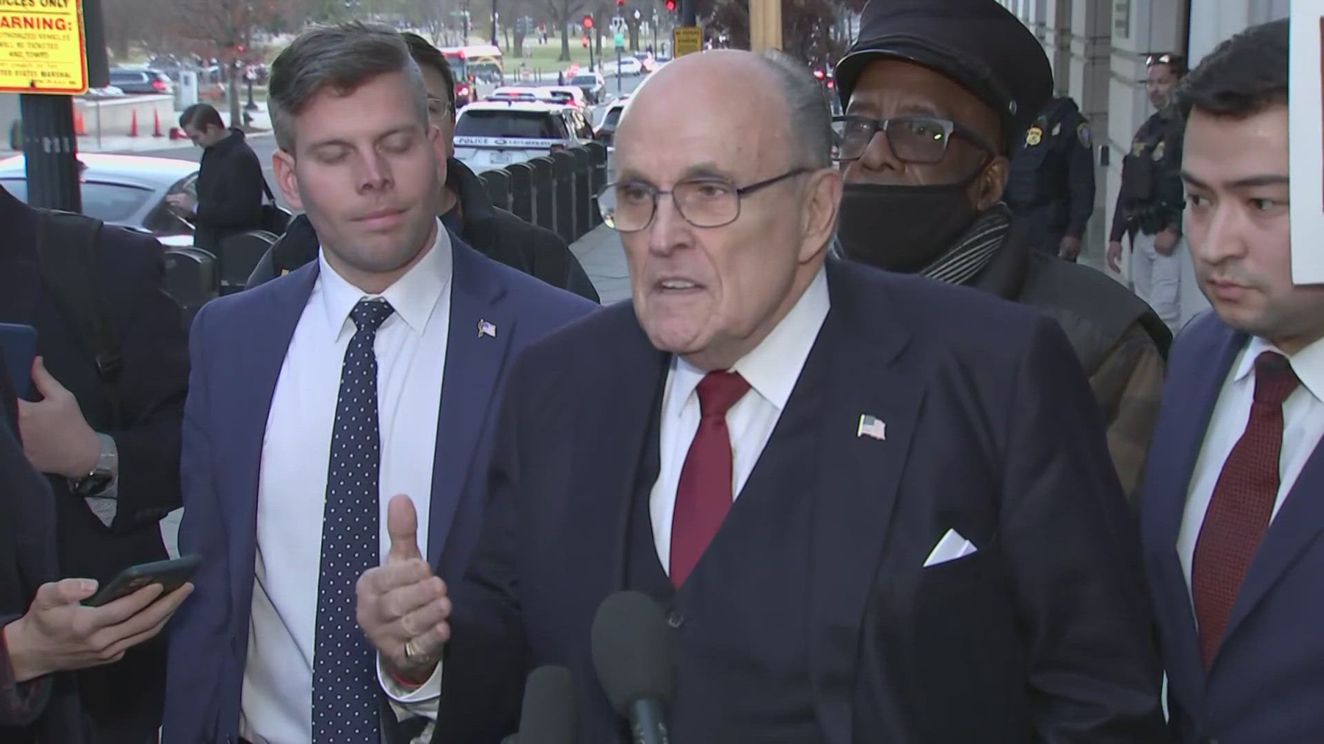 President Trump awarding Rudy Giuliani the Presidential Medal of ...