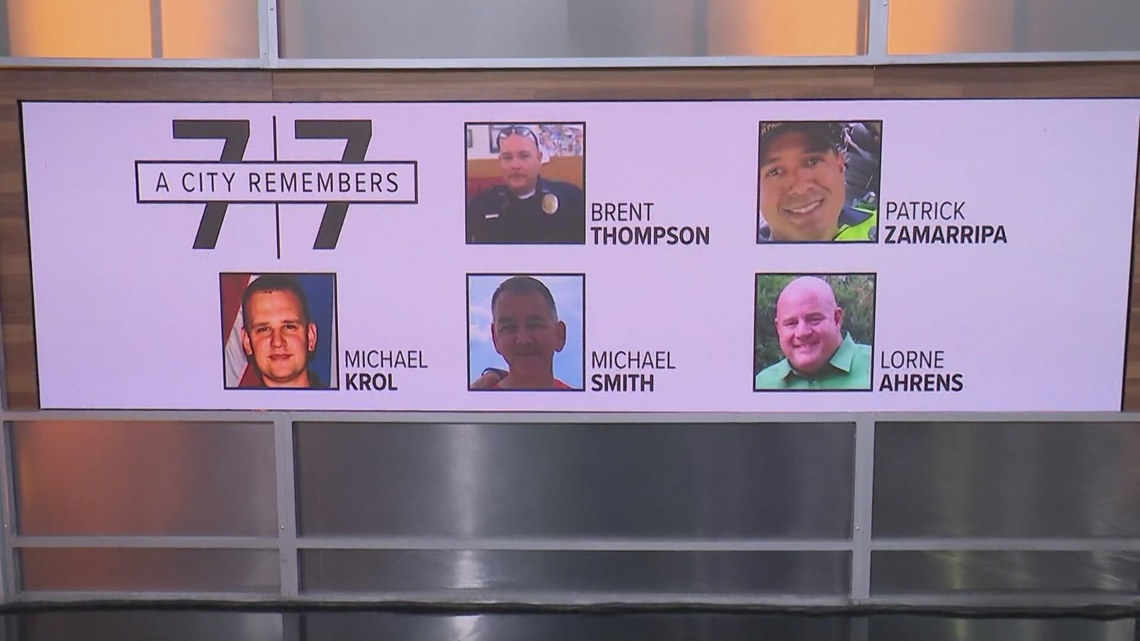 Ceremony to remember 5 Dallas officers killed in ambush in 2016 | wfaa.com