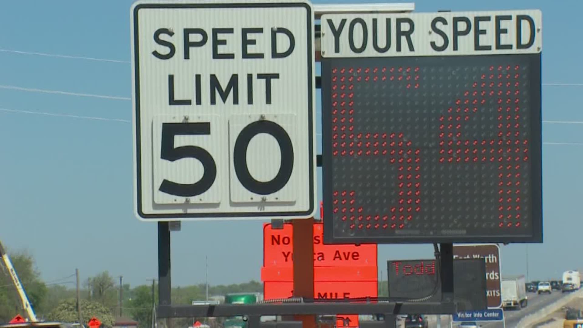 Fort Worth explores adding 60 more flashing 'Your Speed' signs | wfaa.com