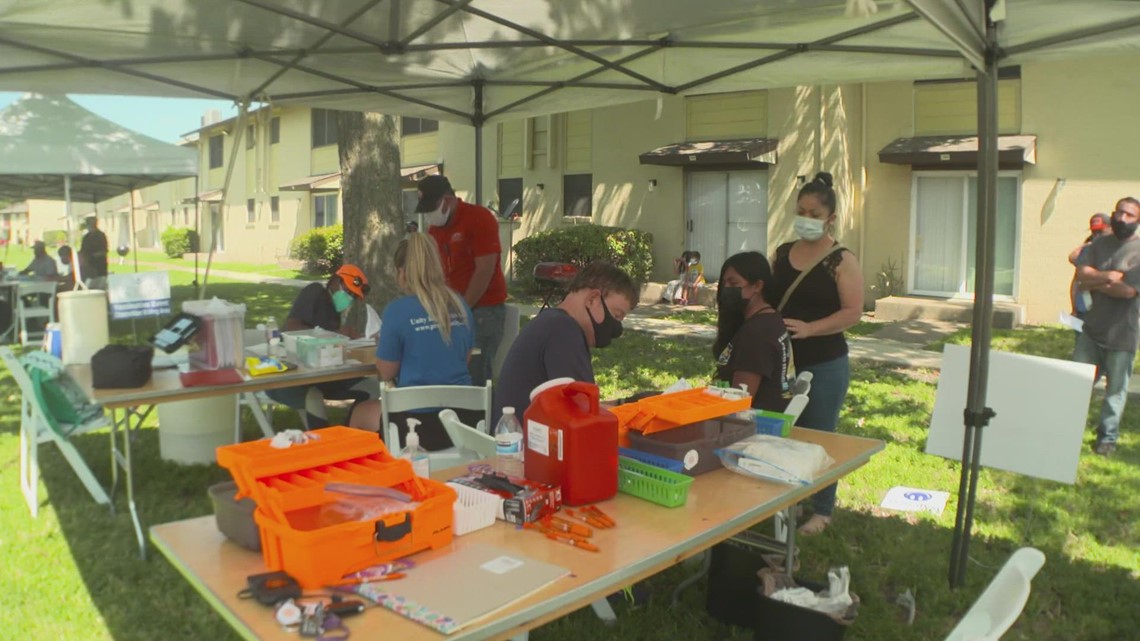 Project Unity hosts COVID vaccine clinic for adults, children | wfaa.com