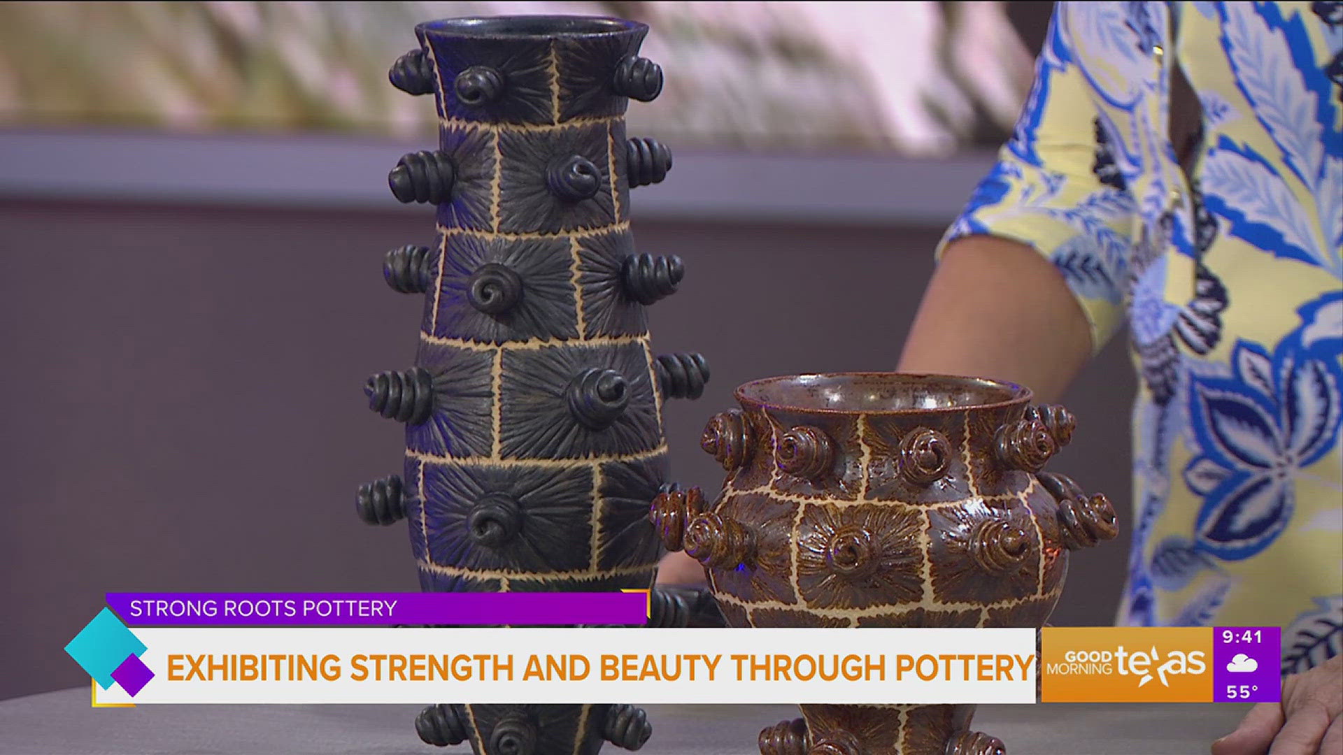 Strong Roots Pottery exhibits strength and beauty through art | wfaa.com