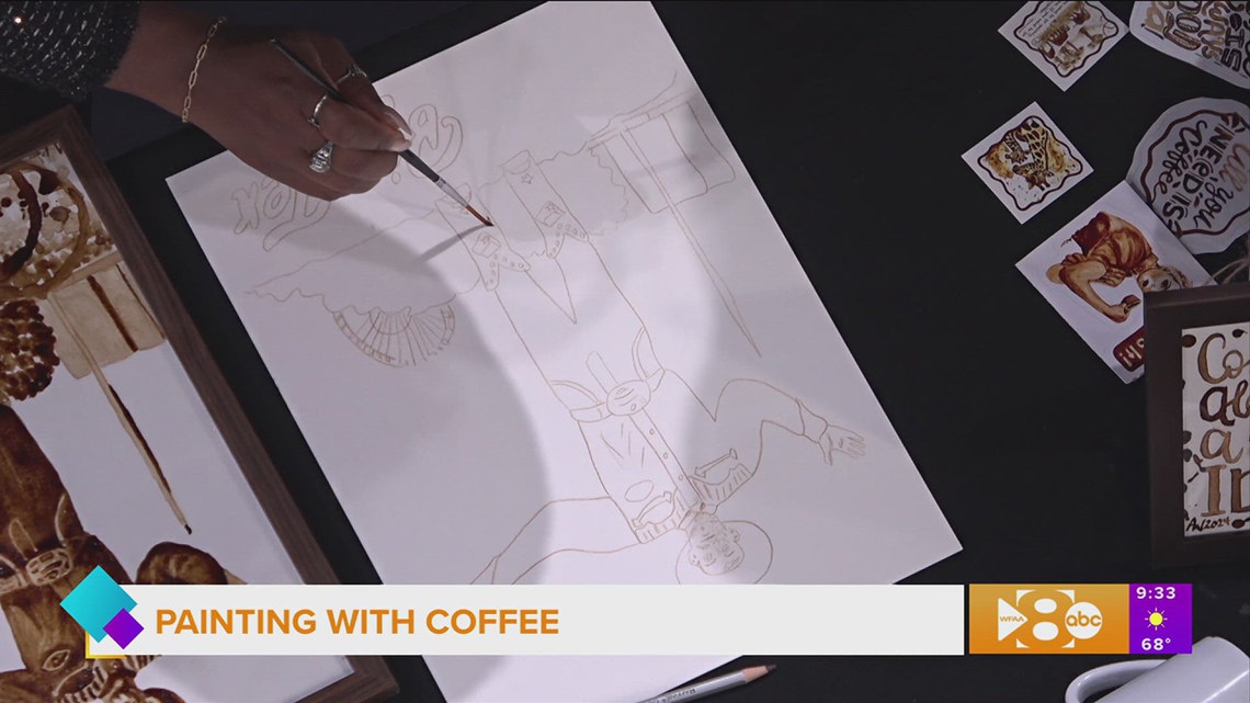 Painting with Coffee | wfaa.com