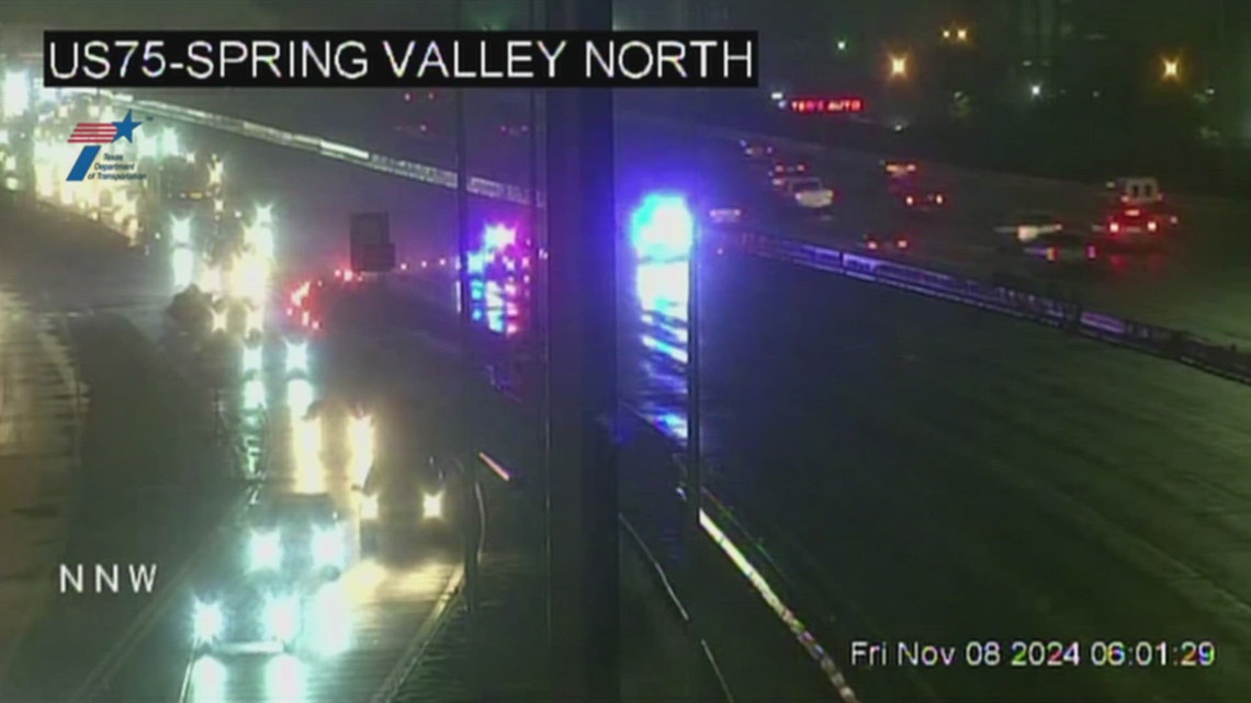 Dallas, Texas traffic: U.S. 75 closed near Richardson after crash ... Dallas, Texas traffic: U.S. 75 closed near Richardson after crash ...