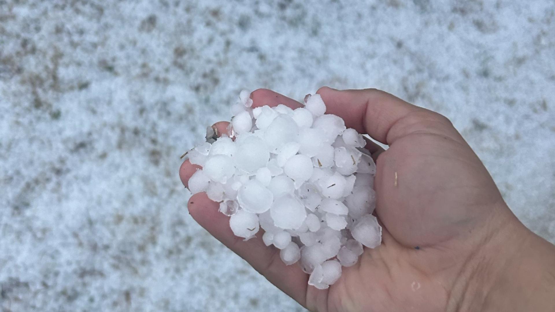 North Texans report golf ball-sized hail and severe storms | wfaa.com