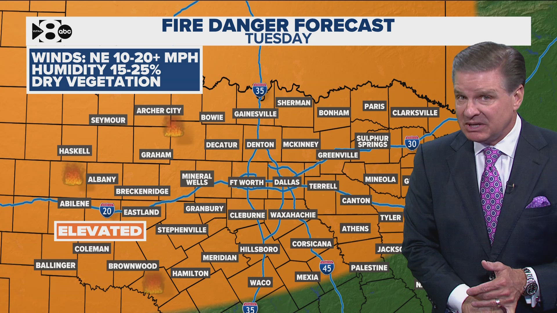 8:30 p.m. DFW Weather: Pete Delkus gives latest updates from North ...