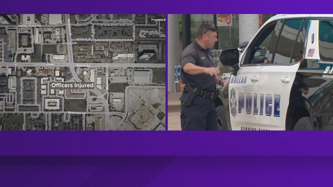 Dallas police officers dragged by vehicle after approaching driver ...