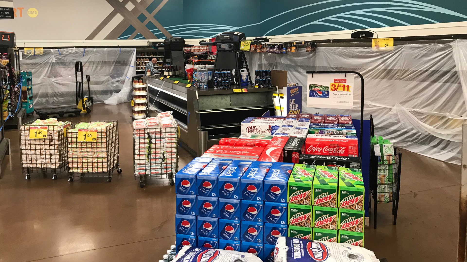 Grocery stores saving perishables in refrigerated trailers during ...