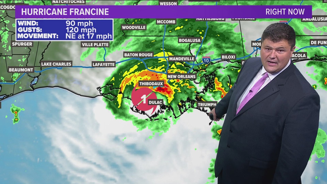 DFW Weather: Tracking Hurricane Francine, Tropical Storm Gordon ...