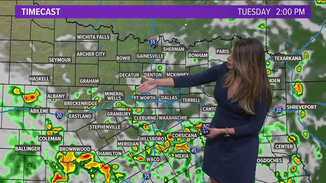 DFW Weather: Tracking rain chances the rest of the week. Here is the ...