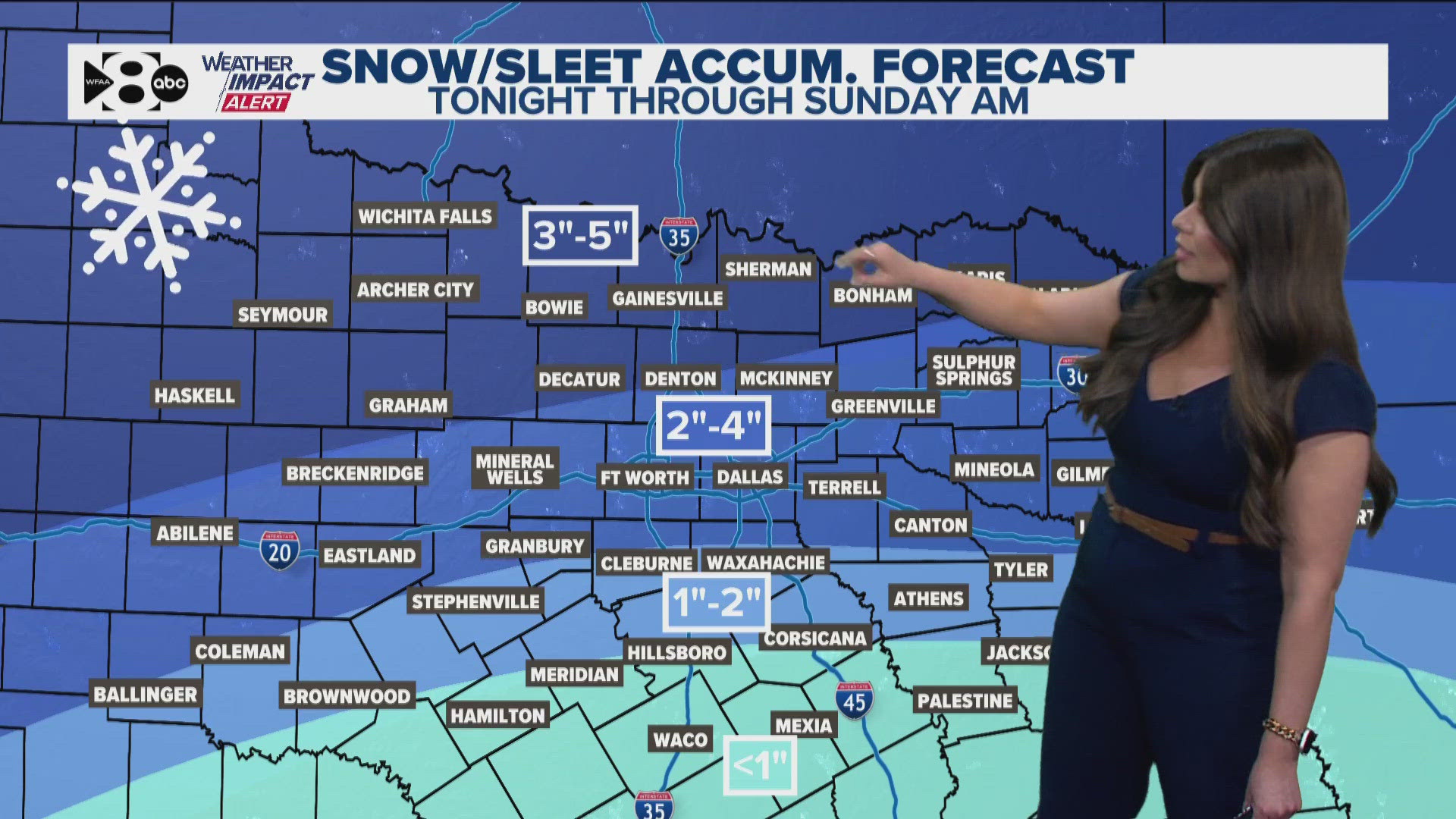 DFW winter storm: Noon Friday weather forecast | wfaa.com