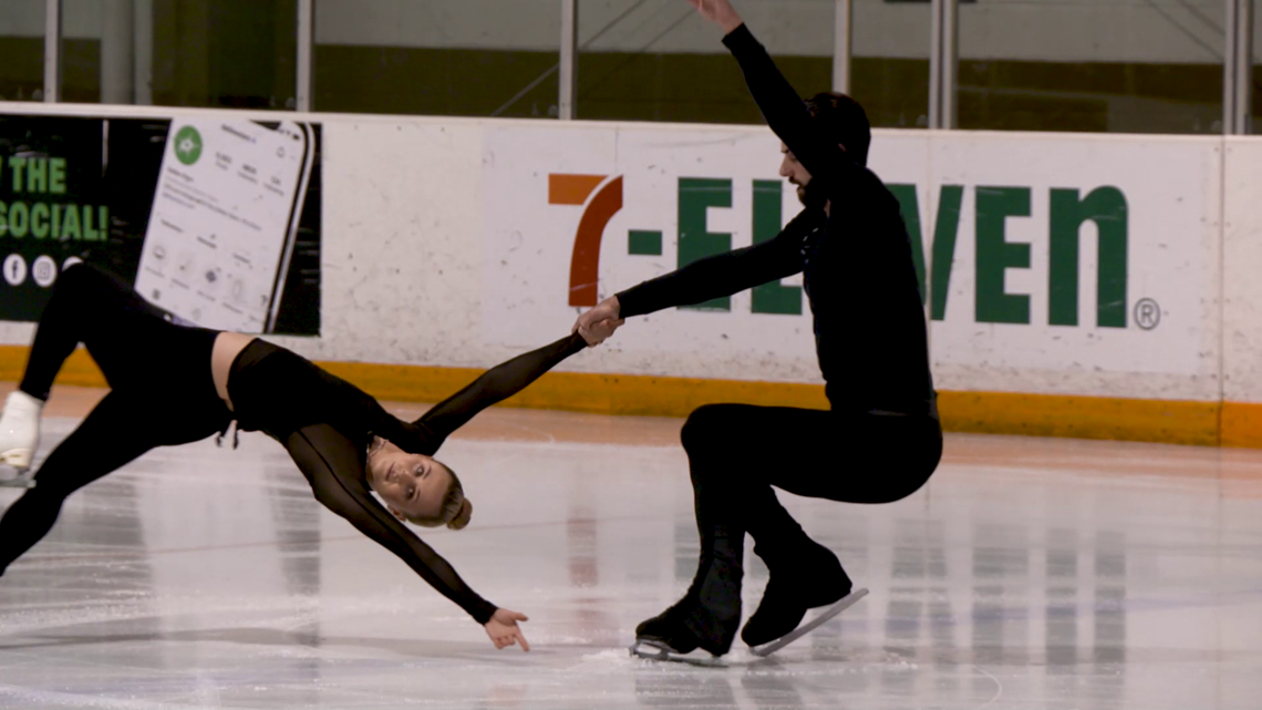 Texas figure skaters Amber Glenn, Timothy LeDuc on Pride | wfaa.com