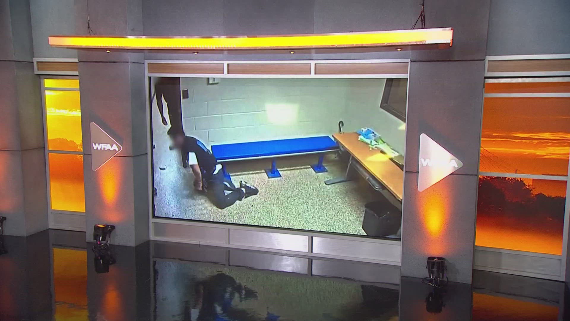 New surveillance video shows detainees running from bullets during ...