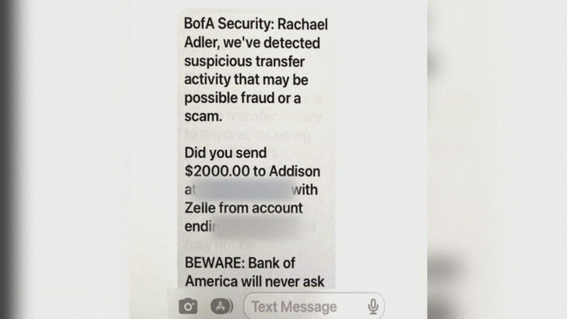 Scam alert: Fake messages to Zelle users | wfaa.com