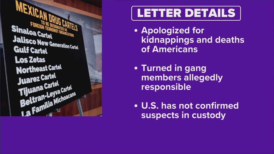 Apology letter from Mexican drug cartel found after Americans killed in ...