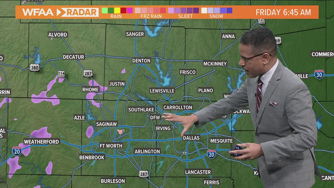 DFW Weather: Cold temperatures, high winds and precipitation are all in ...