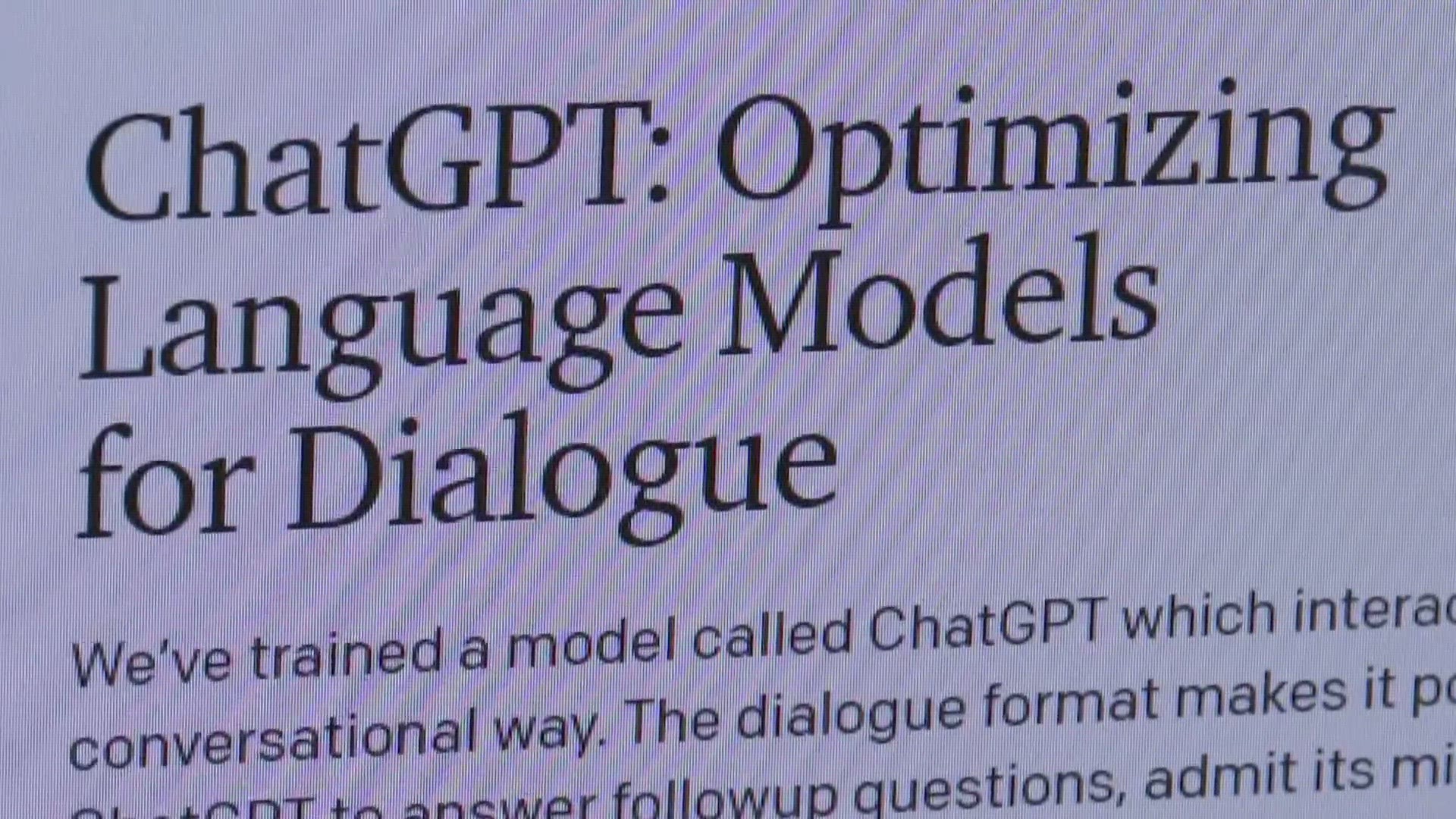 The impact of ChatGPT in the classroom | wfaa.com