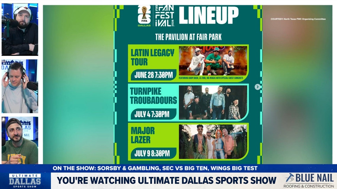 Dallas FIFA Fan Fest music lineup revealed | Ultimate Dallas Sports ...
