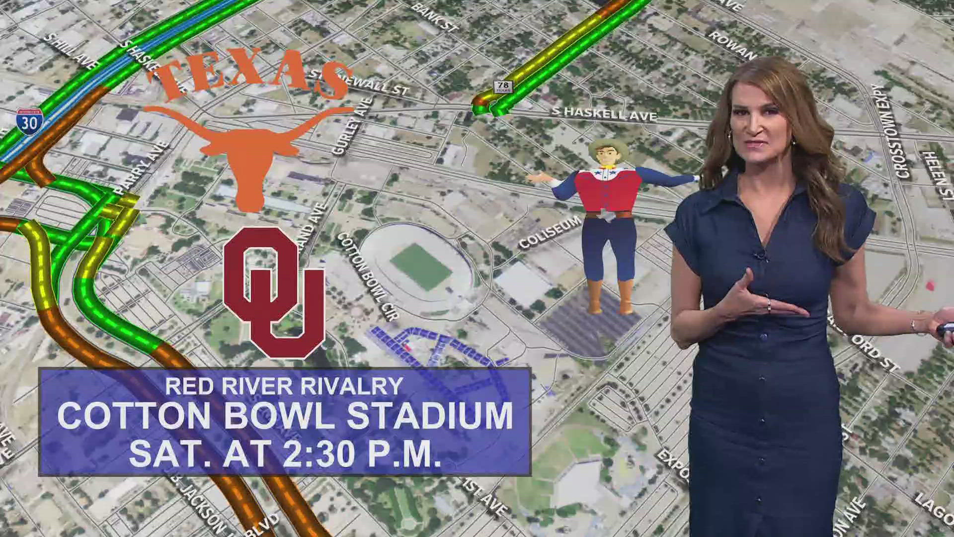 Texas-OU Weekend: These are the traffic issues fans coming to the 2025 ...