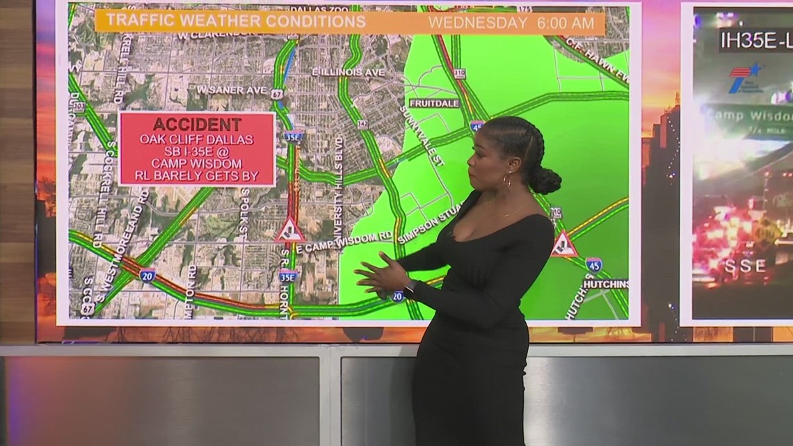 DFW traffic updates: What we're seeing on the roads Wednesday morning ...