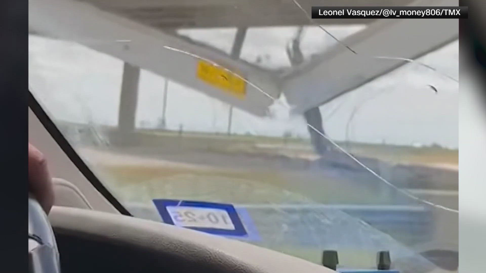 Bridge buckles in Texas Panhandle over Interstate, video shows | wfaa.com