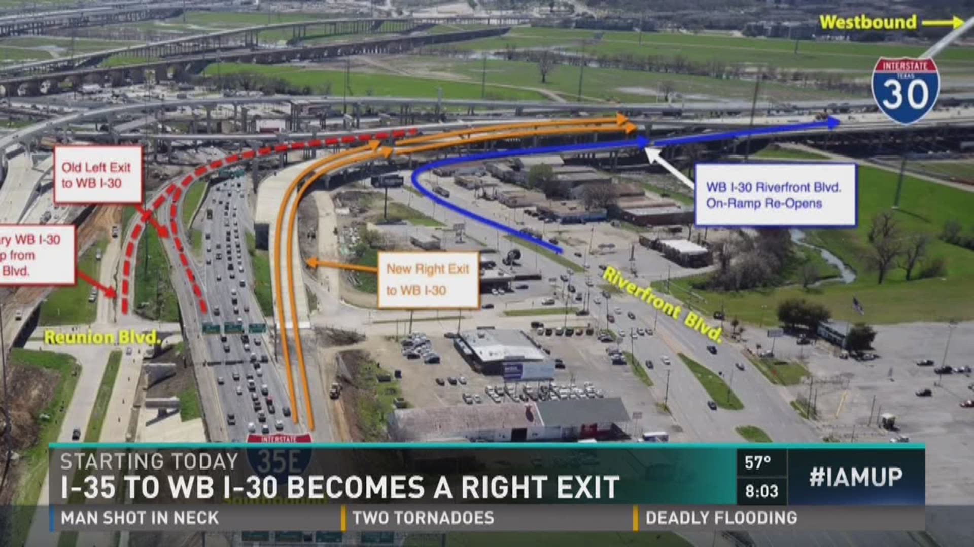 TRAFFIC ALERT: I-35 to WB I-30 changes | wfaa.com