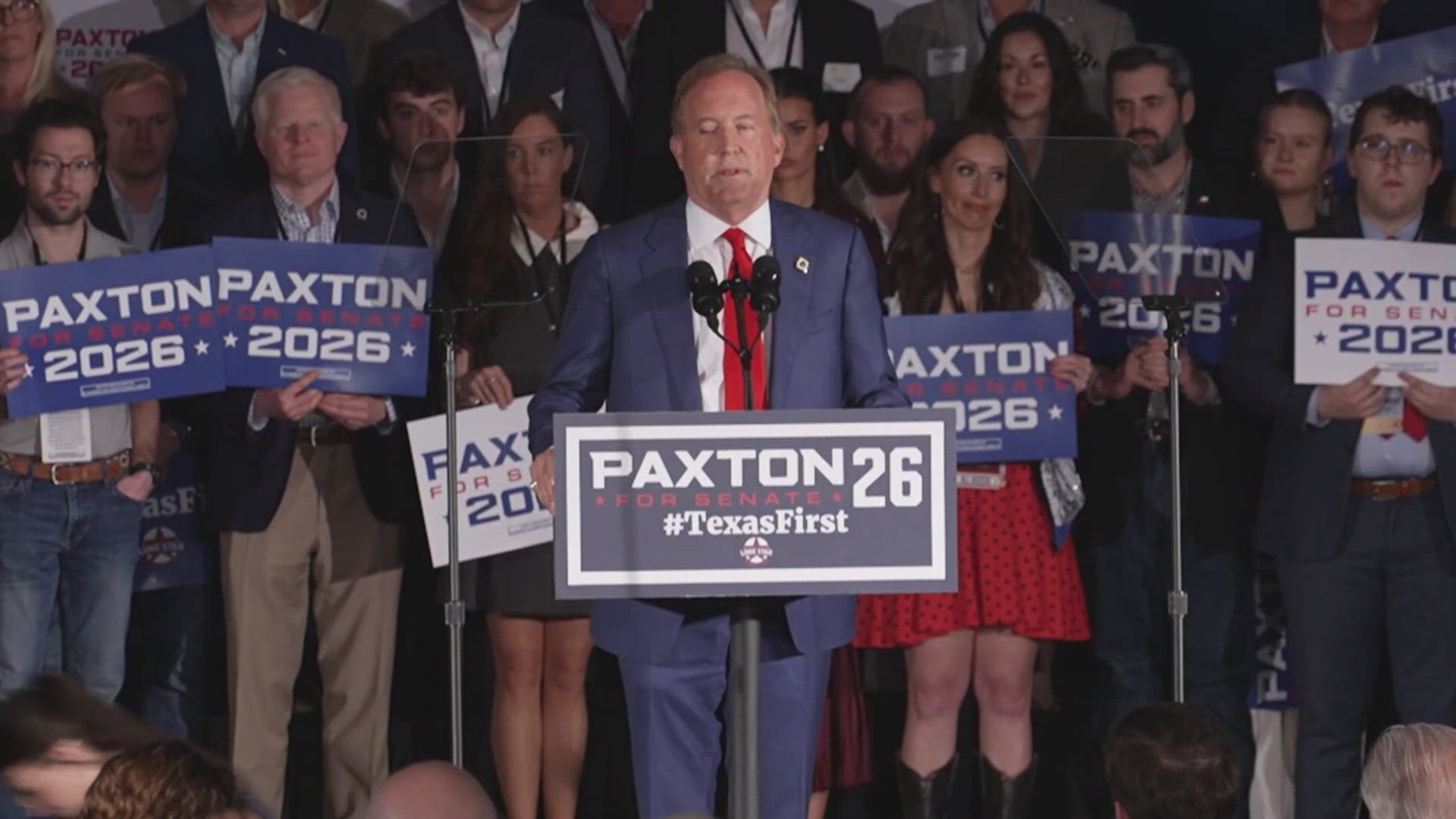 Texas AG Ken Paxton speaks on Election Night after runoff called in ...