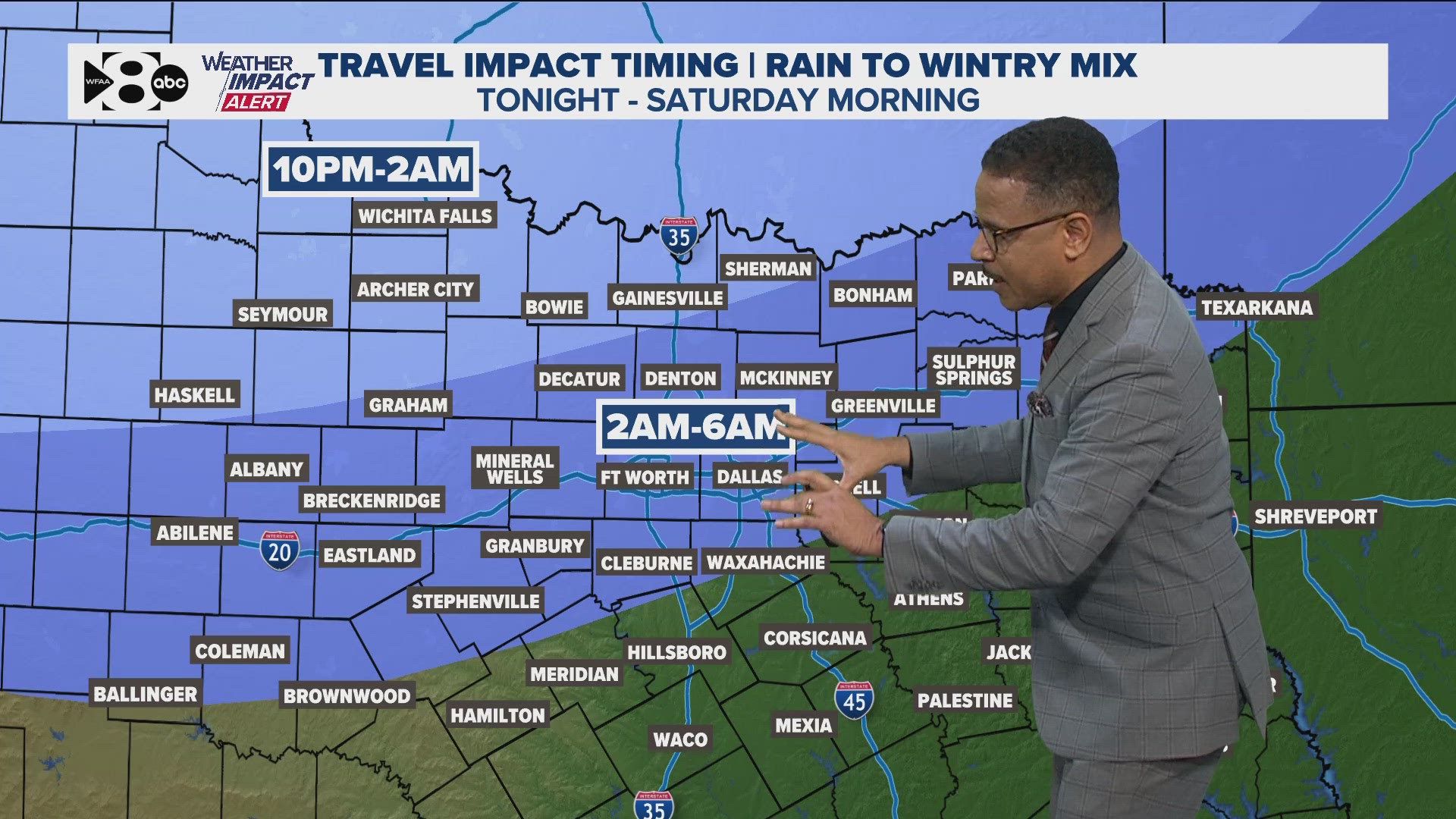 DFW winter storm timeline: What we're expecting, when and where | wfaa.com
