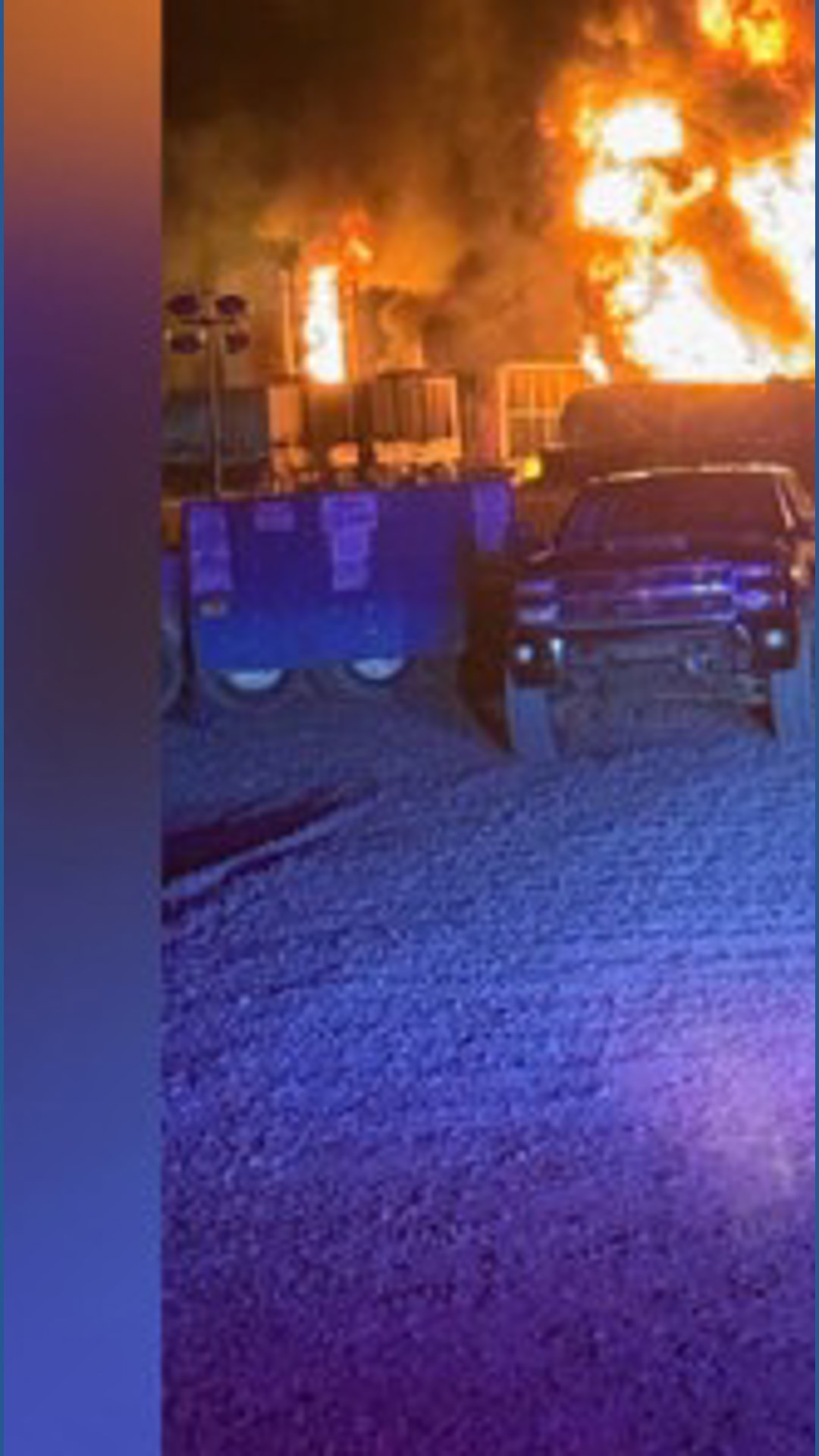 Major fire breaks out at an oil well site in East Texas | wfaa.com