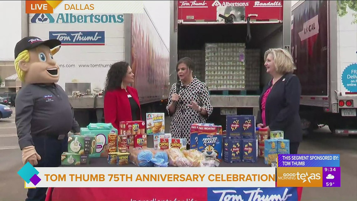 Tom Thumb Celebrates 75th Anniversary with a big Donation | wfaa.com