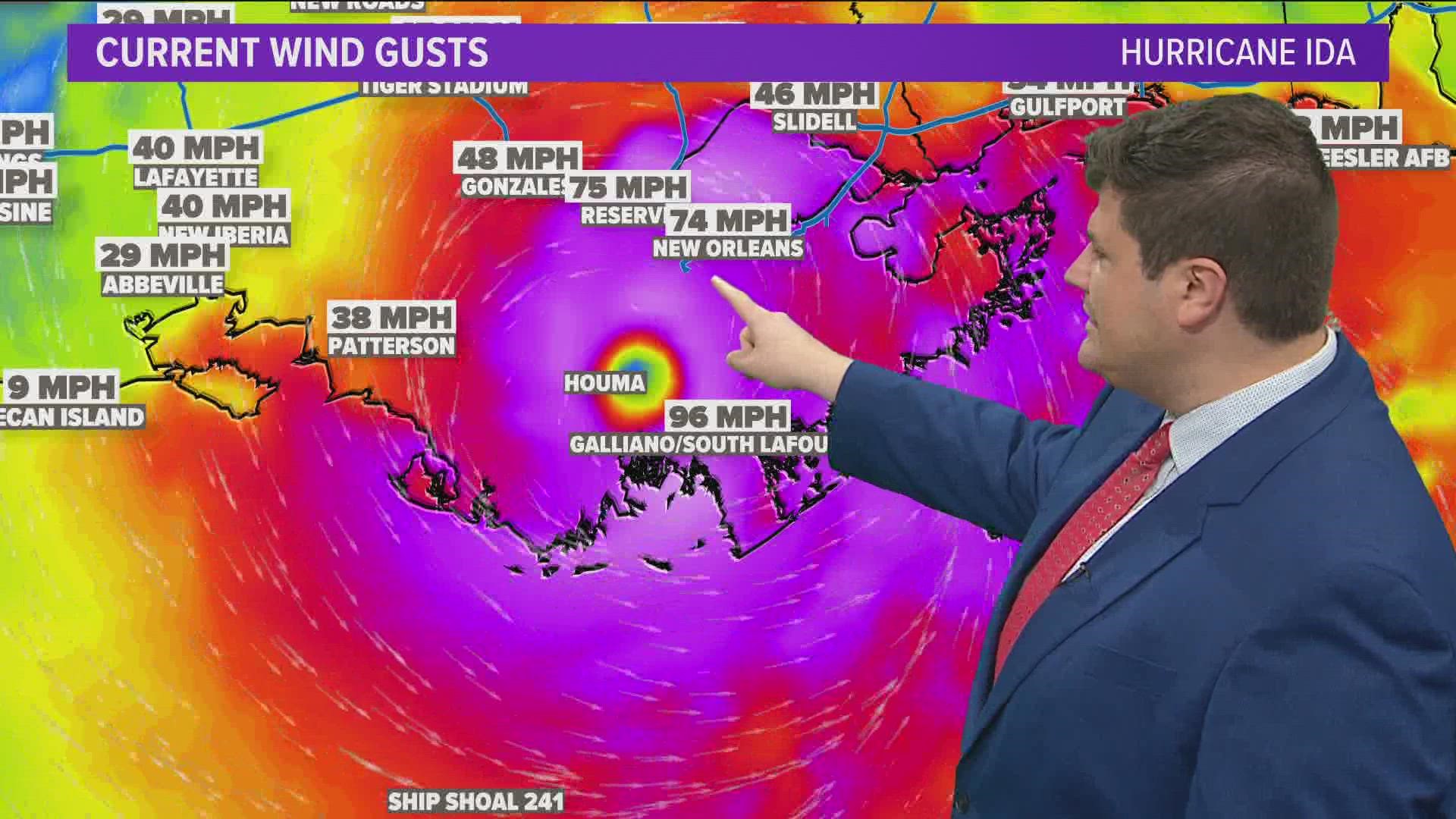Tracking Ida: 5:30 p.m. update from WFAA's Jesse Hawila | wfaa.com