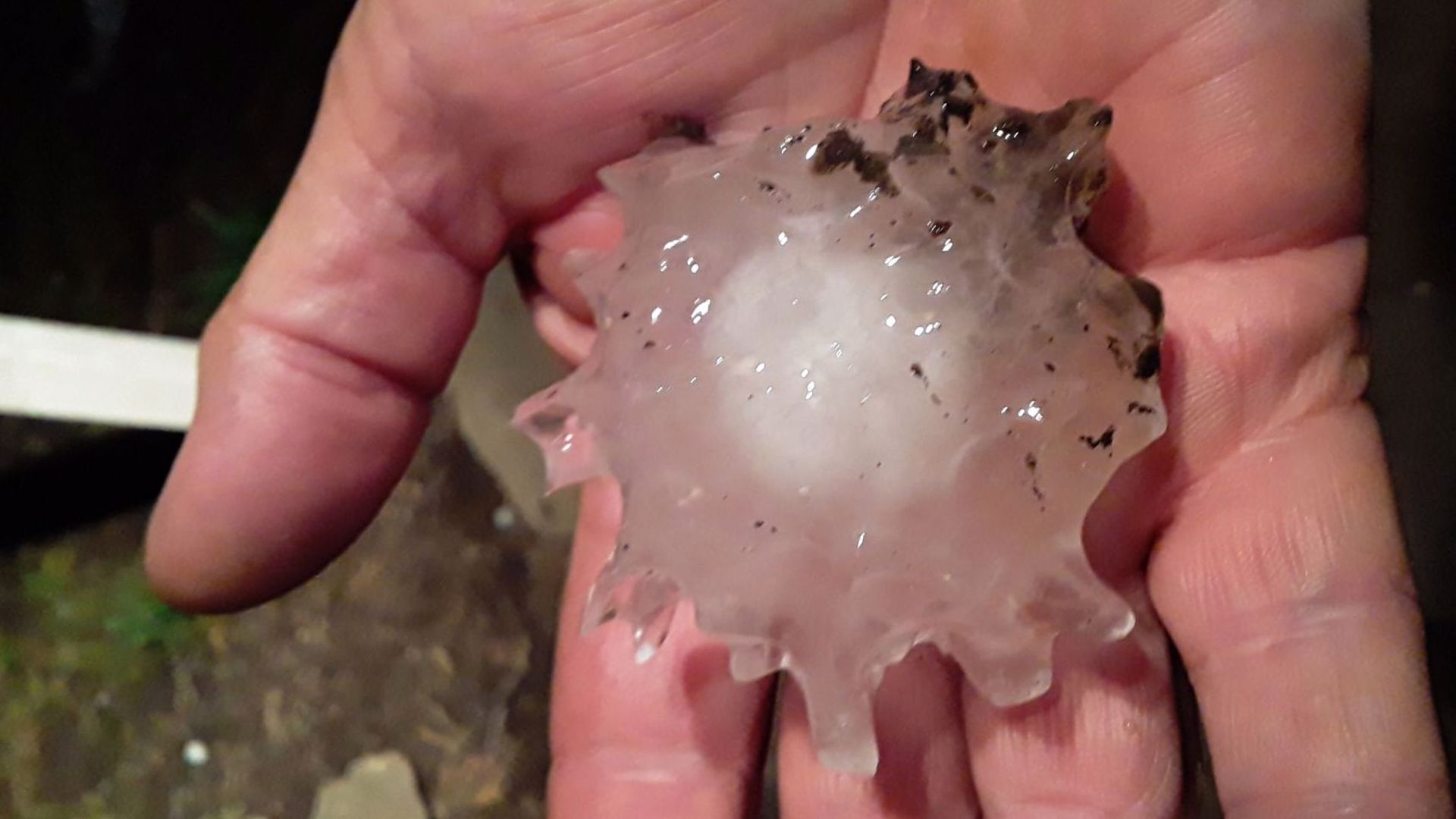 North Texas hail: Why is some spikey and others are smooth? | wfaa.com