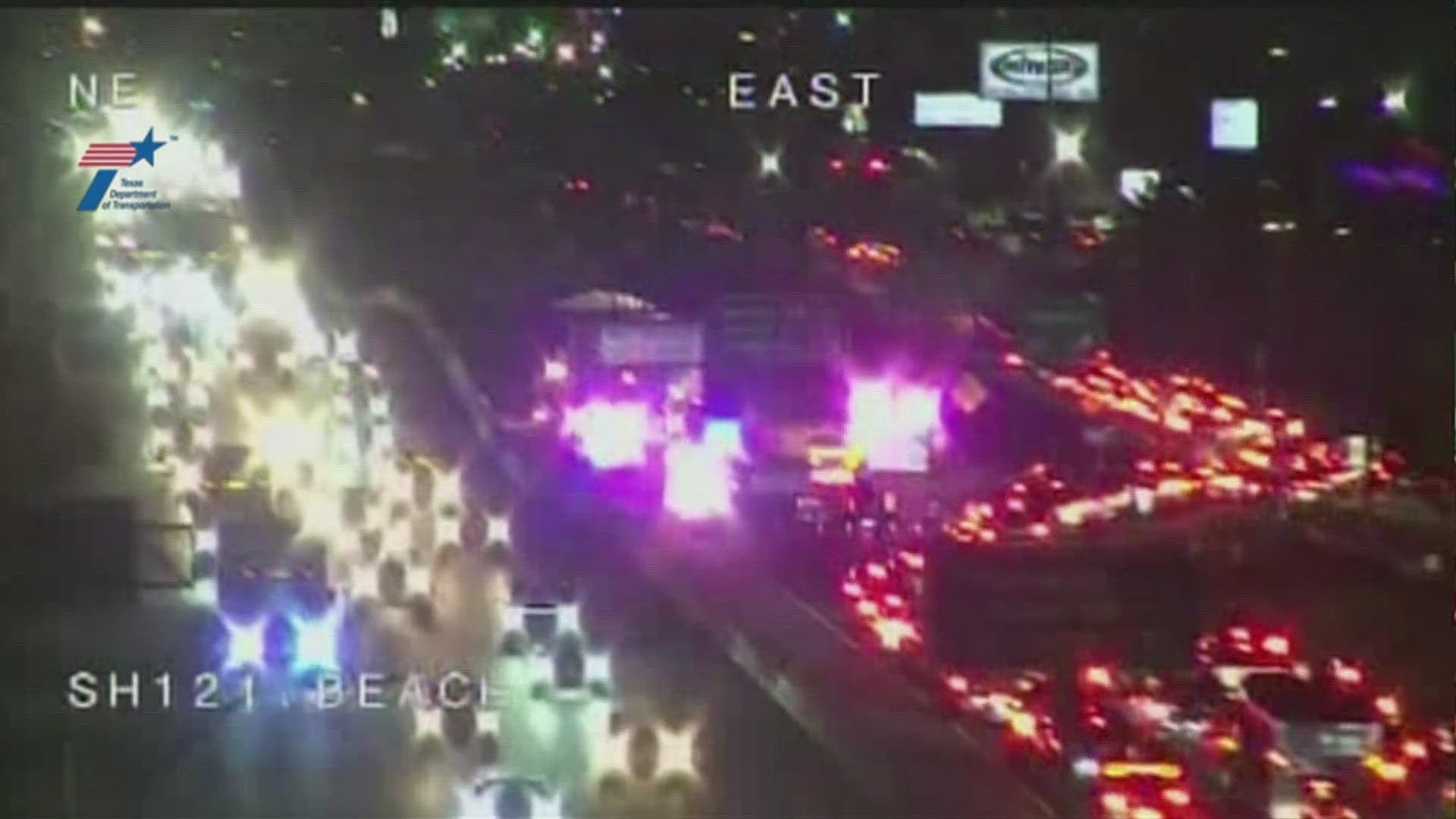 Fort Worth traffic alert: All eastbound lanes of 121 closed, officials ...