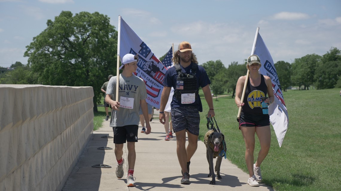 Carry The Load march held in Fort Worth | wfaa.com