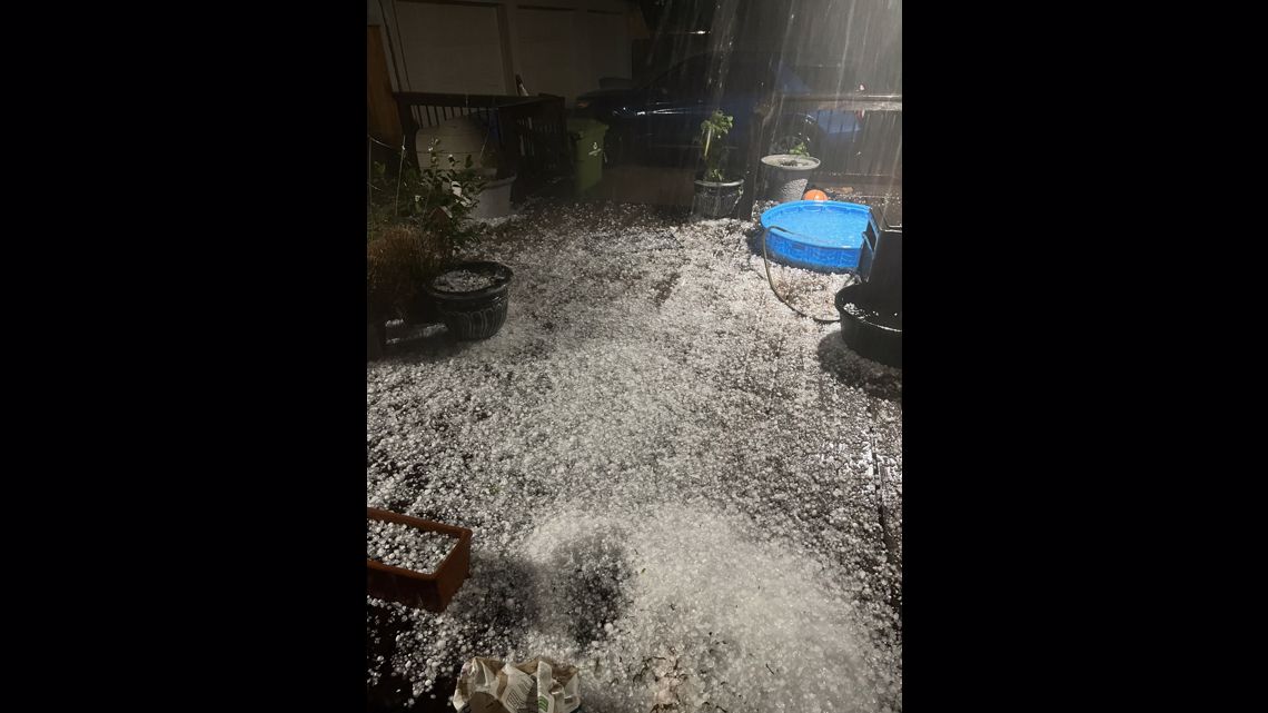 Hail In North Texas On Thursday April 20 2023