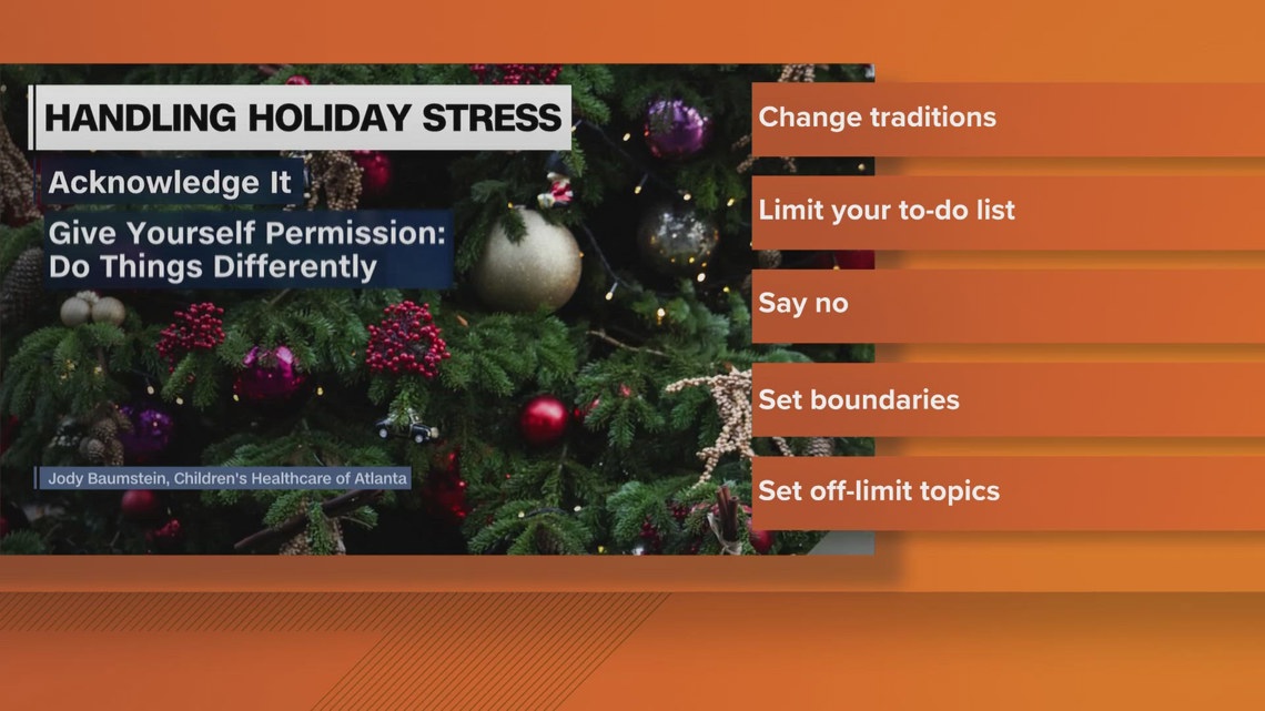 Here are some tips to manage holiday stress this year | wfaa.com