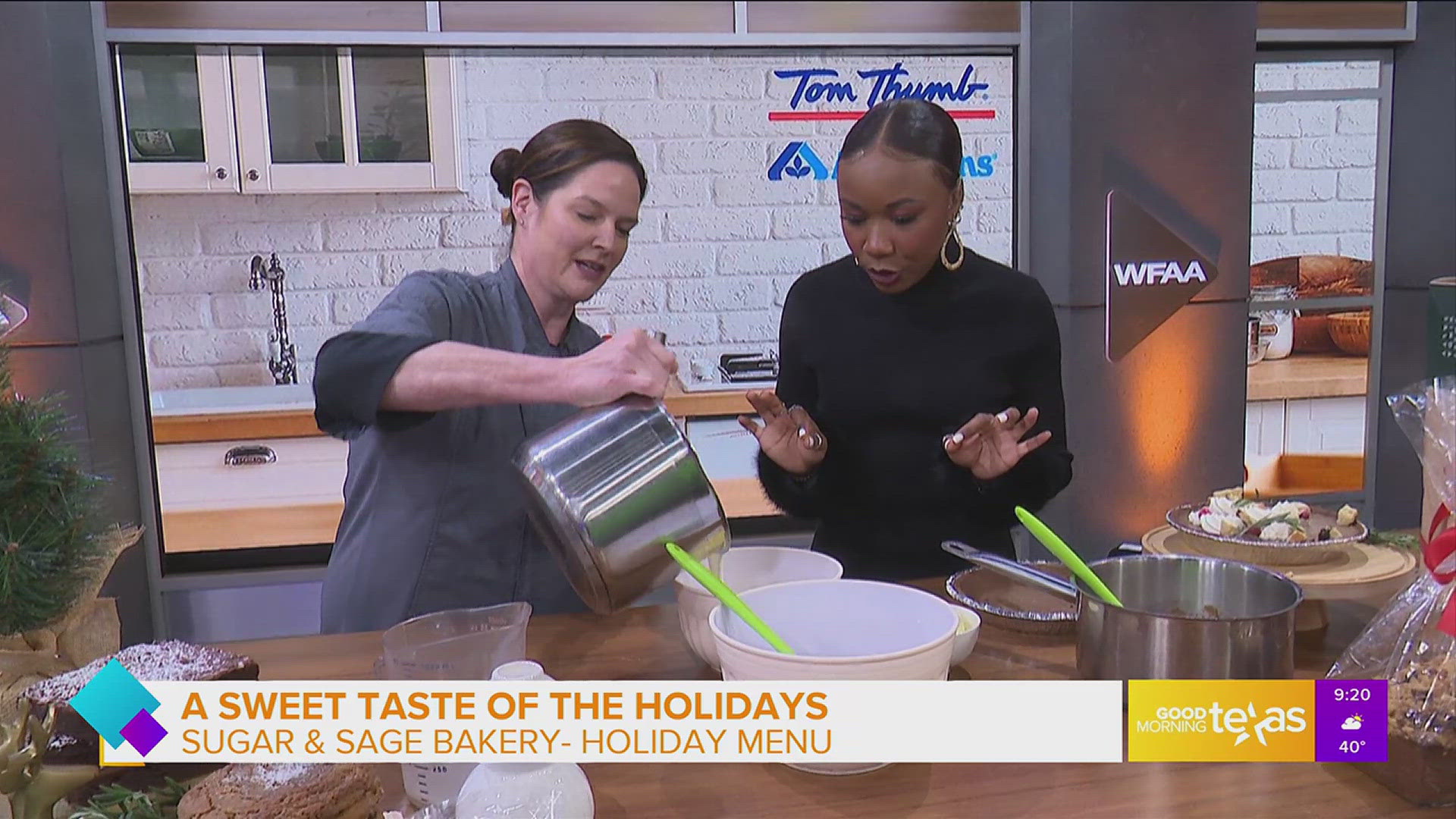 A sweet taste of the holidays with Sugar & Sage Bakery | wfaa.com