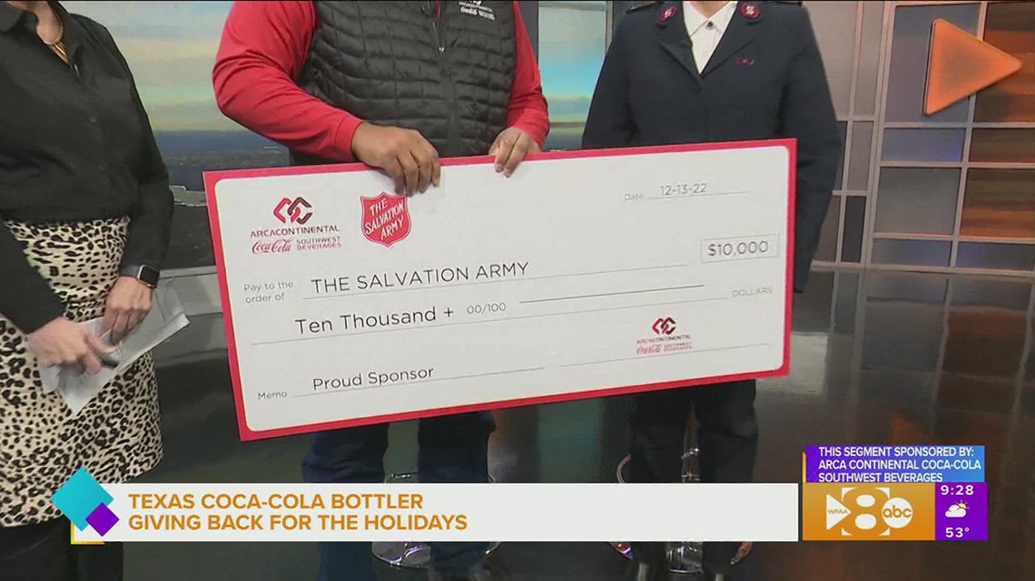 Coca-Cola Southwest Beverages is giving back for the holidays | wfaa.com