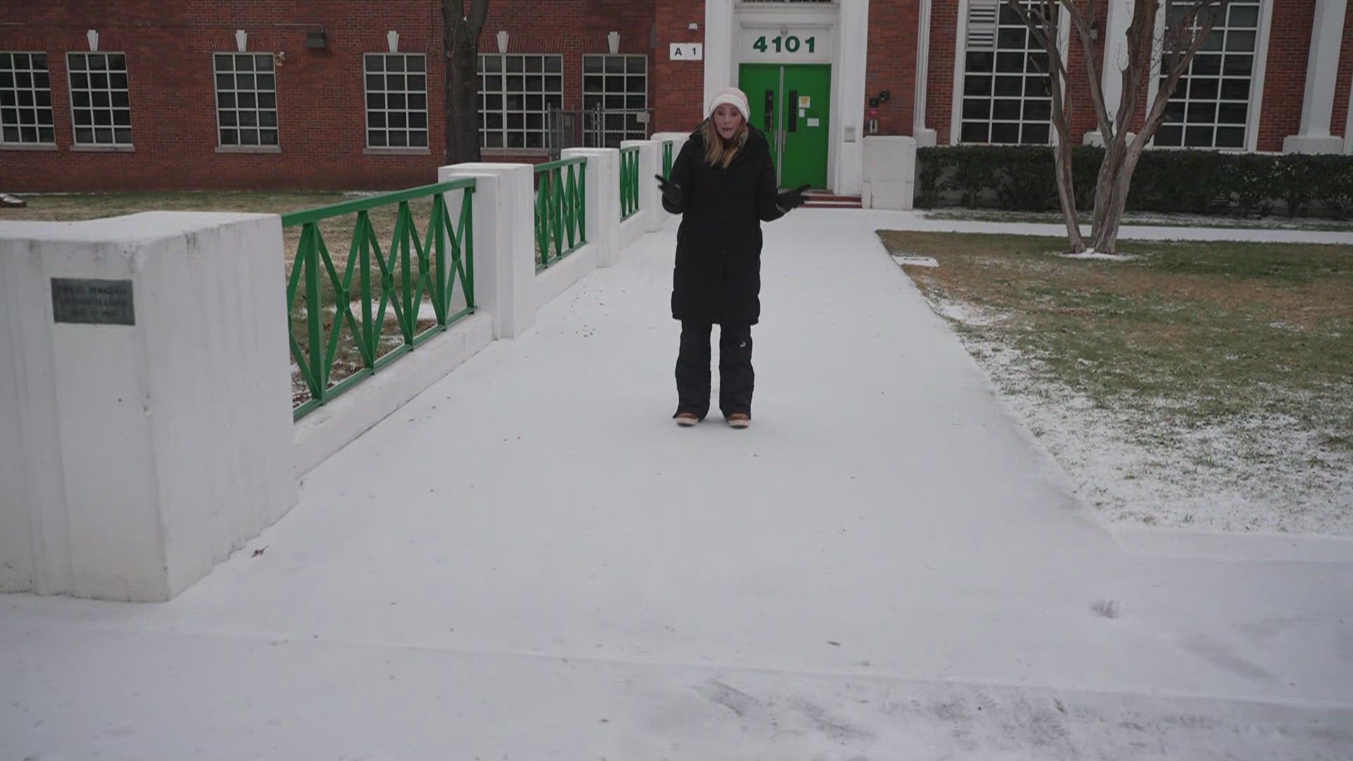 Fort Worth snow and sleet conditions: Snow and ice accumulate | wfaa.com