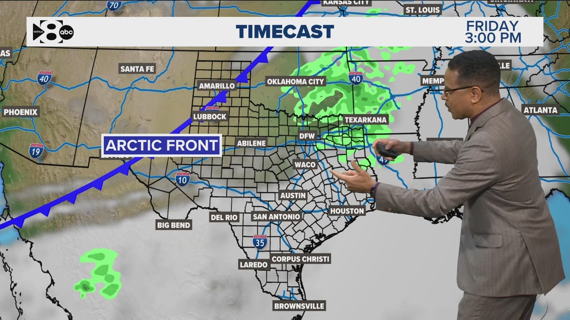 DFW weather: Full weekend forecast ahead of arctic front, bitter temps ...