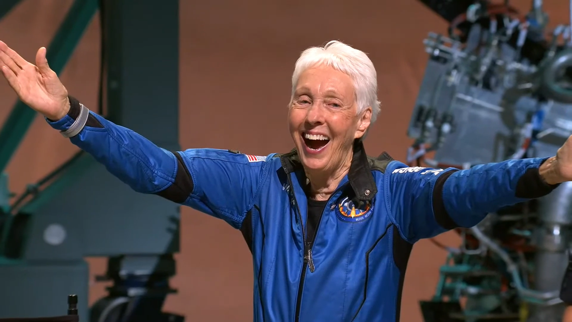 Wally Funk breaks down decades-old barrier to achieve dream | wfaa.com