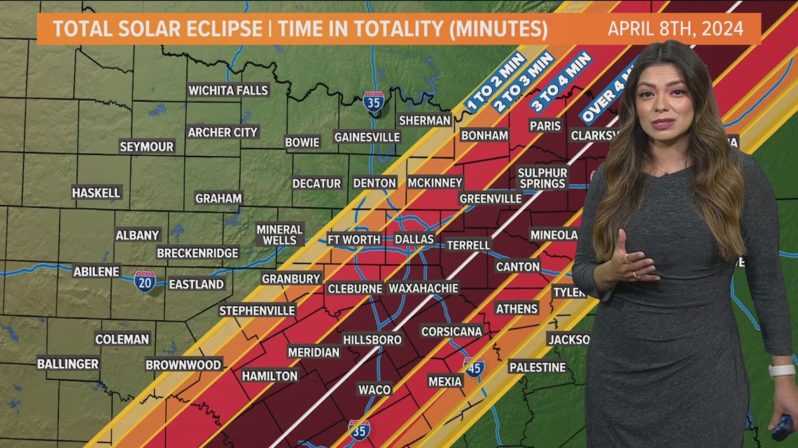 Total solar eclipse: Latest forecast for DFW | wfaa.com