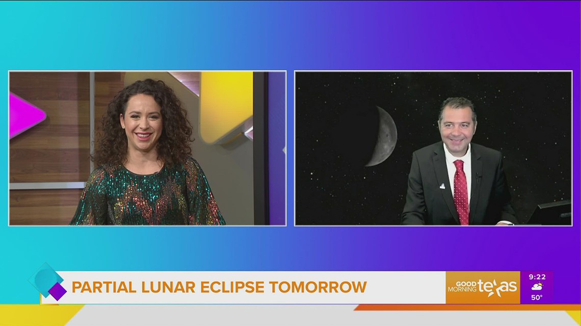 What to look for during the Beaver Moon partial lunar eclipse | wfaa.com