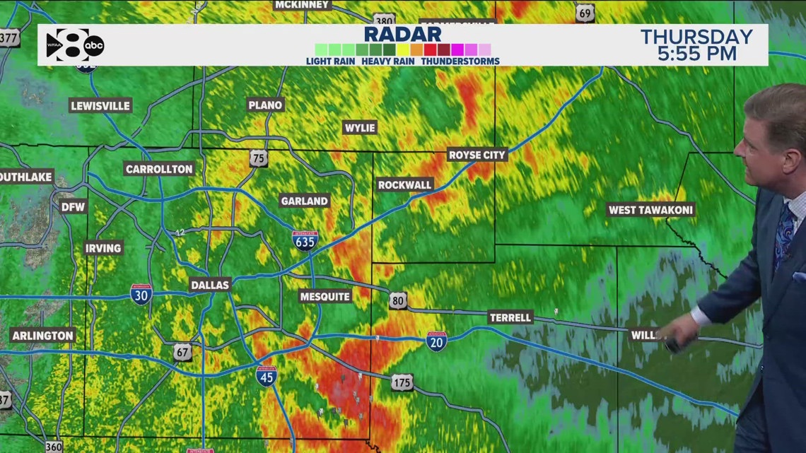 DFW Weather: Latest forecast as rain moves through North Texas | wfaa.com