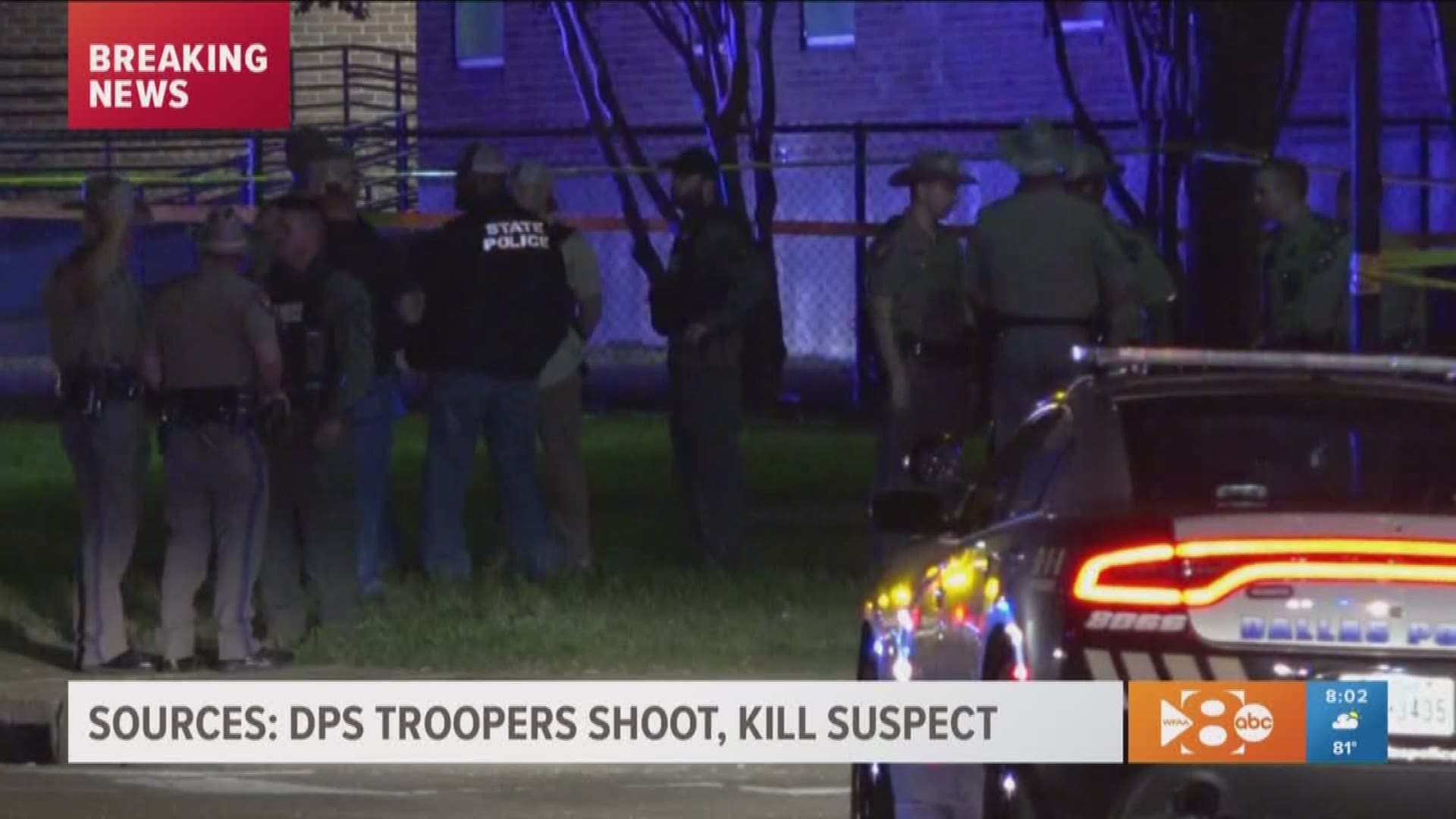 DPS troopers fatally shoot suspect in South Dallas, sources say | wfaa.com