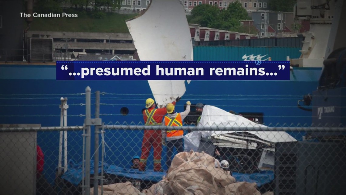 US Coast Guard confirms human remains are among debris of recovered ...