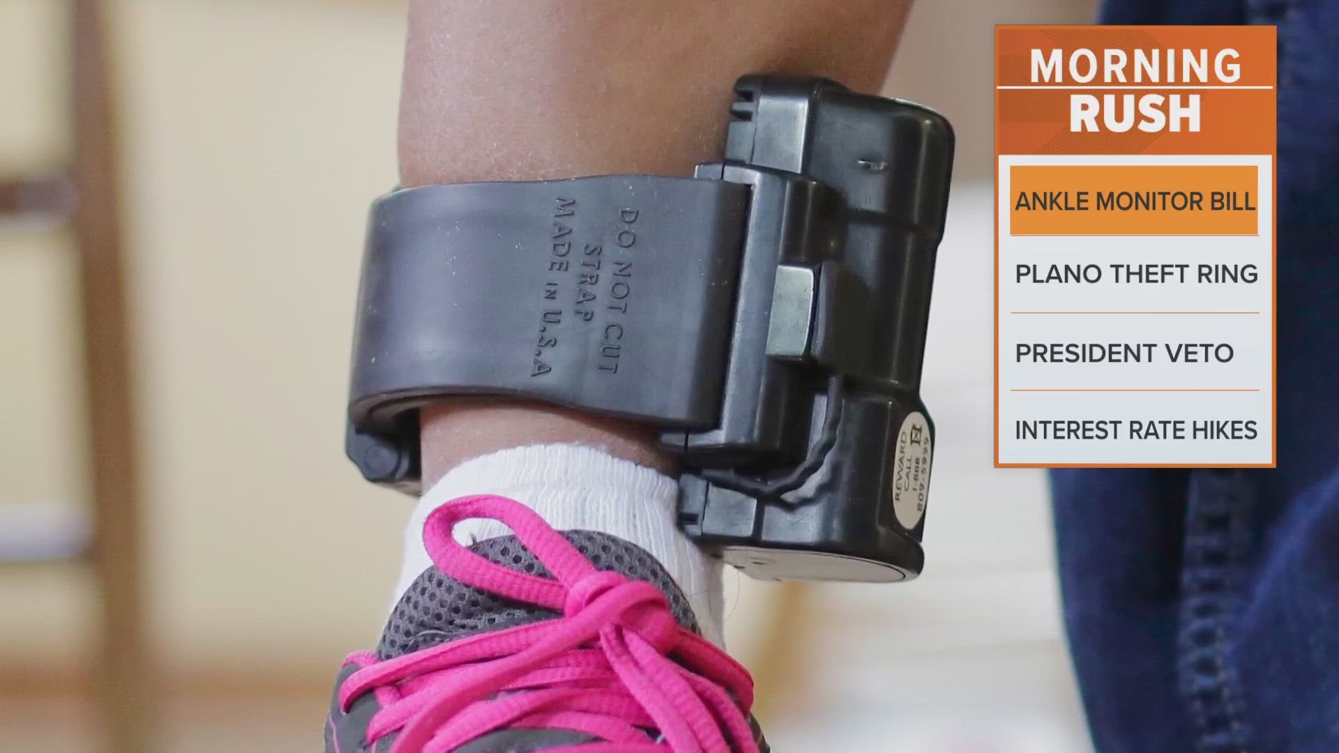 Ankle monitor bill advances in Texas senate | wfaa.com