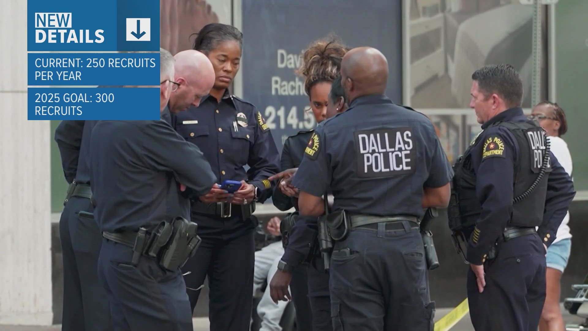 Dallas sets a goal to increase the number of officers it recruits ...