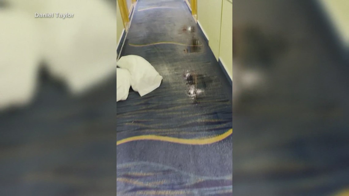 Passengers share terrifying moment when rough seas rocked Carnival ...