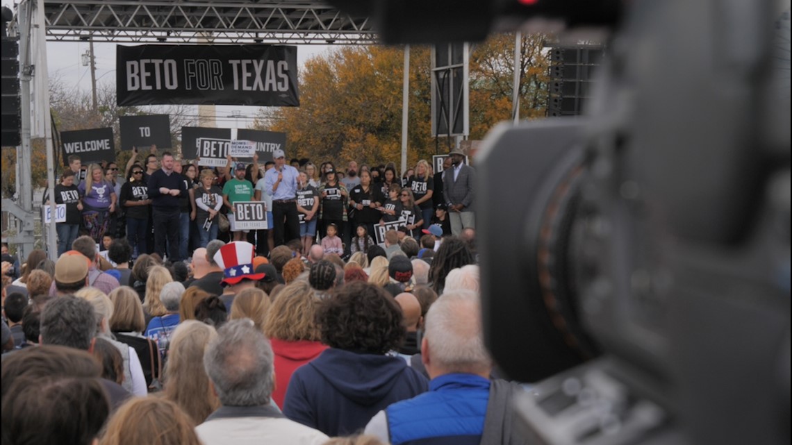 Beto O'Rourke campaigns for Texas governor in Dallas | wfaa.com