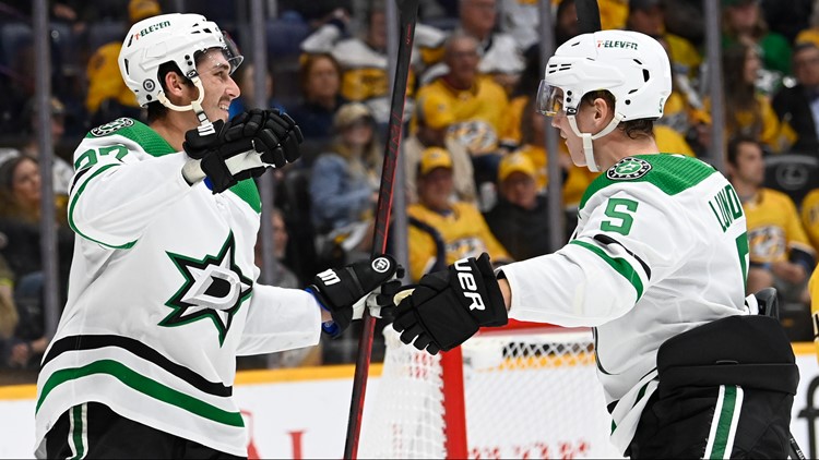 Dallas Stars' Mason Marchment scores 2 goals in season opener | wfaa.com